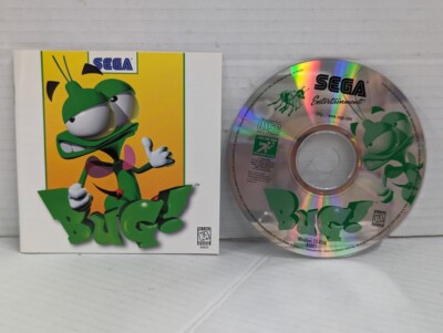 Bug PC CD-ROM Sega 1996 Game For Windows 95/3.1 3D Game SEGA Clean Nice ...