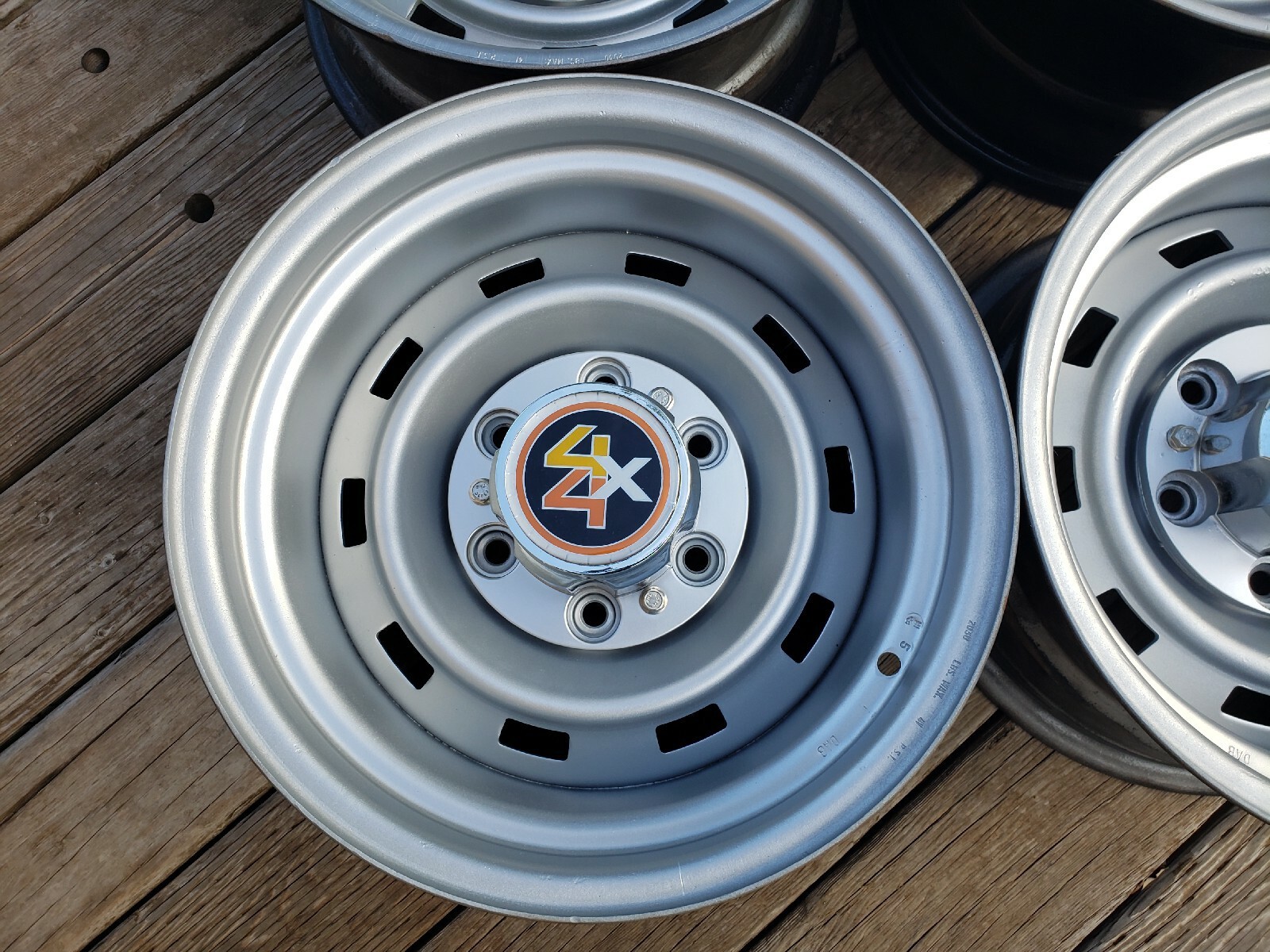 Set of 4 1967-87 CHEVY GMC K5 BLAZER C10 TRUCK 4X4 6 LUG 15 X8 RALLY ...