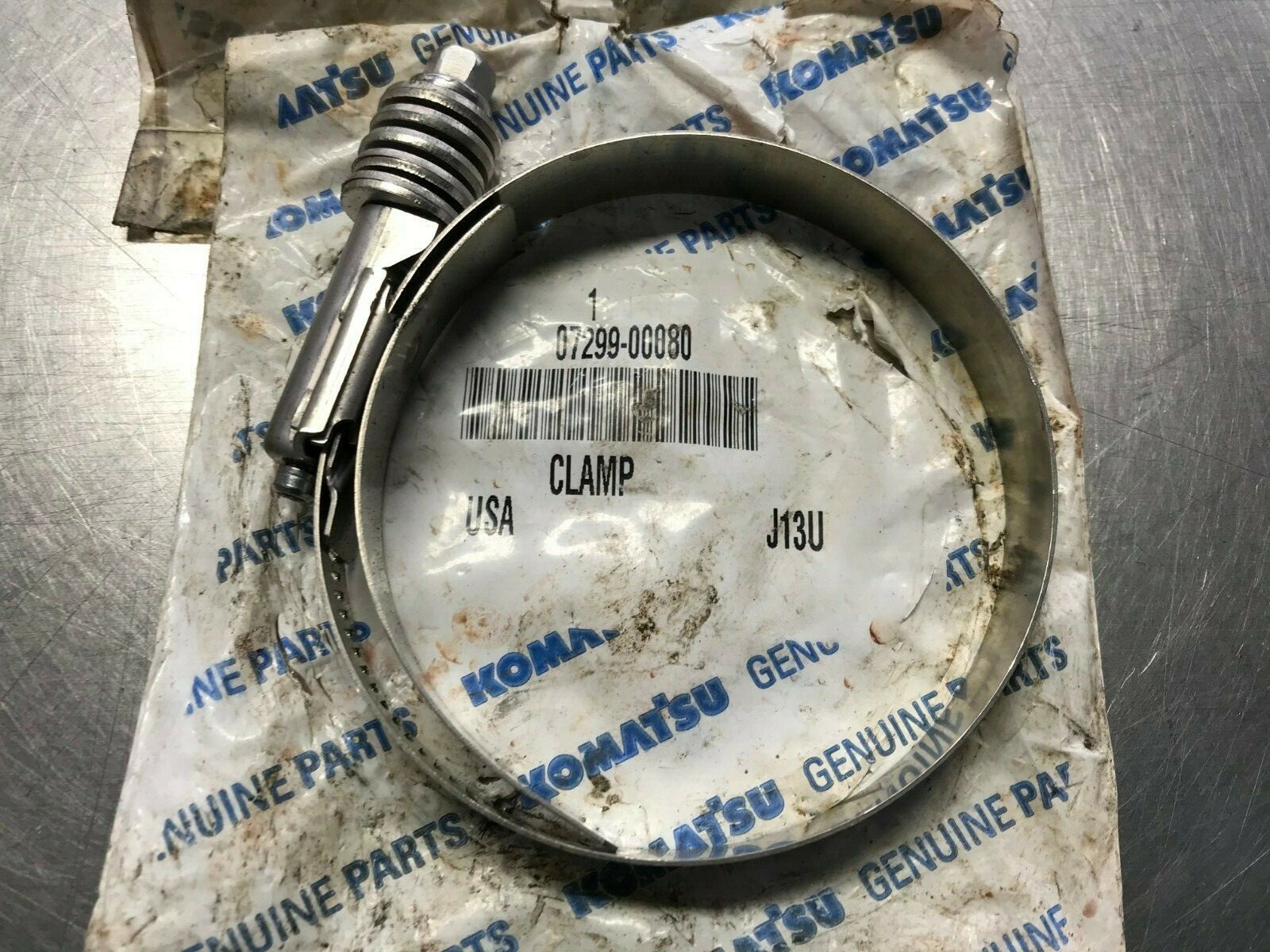 07299-00080 Genuine OEM KOMATSU Dresser CLAMP 0729900080 | eBay