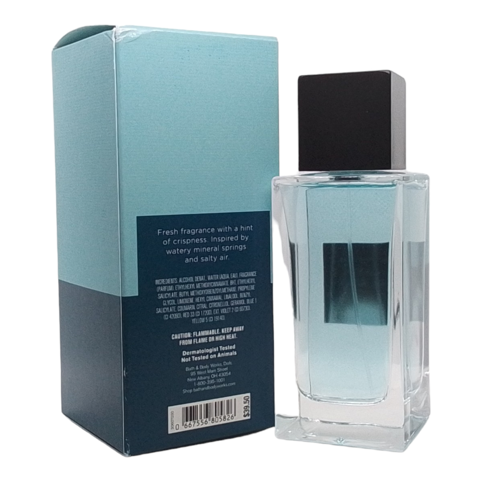 Bath & Body Works Mineral & Sea Salt Men Cologne 3.4 oz 100 ml Spray ...