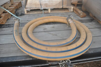 JGB SUCTION HOSE 2-inch 20' Water Hose MIL SURPLUS W/CAM & GROOVE COUPLERS | eBay