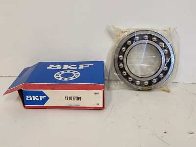 NEW OLD STOCK! SKF SELF-ALIGNING OPEN BALL BEARING 1210-ETN9 | eBay