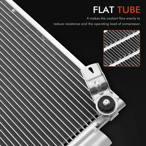 AC Condenser with Receiver Drier for Toyota Highlander 2001-2007 2.4L 3 ...