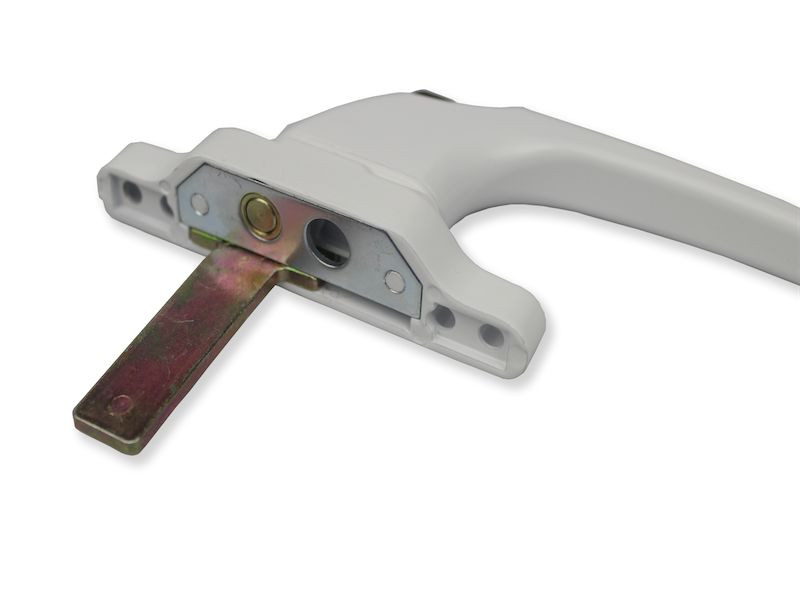 Cadenza Window Handle Left Hand White Window Handle For Aluminium ...