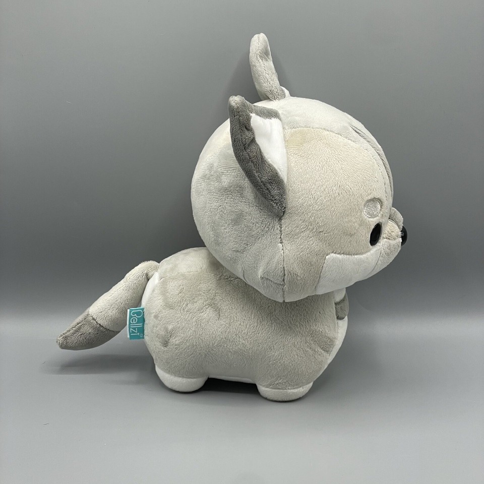 Bellzi Wolf the Wolf Wolf Dog Plush Husky 9" x 12" Stuffed Animal ...