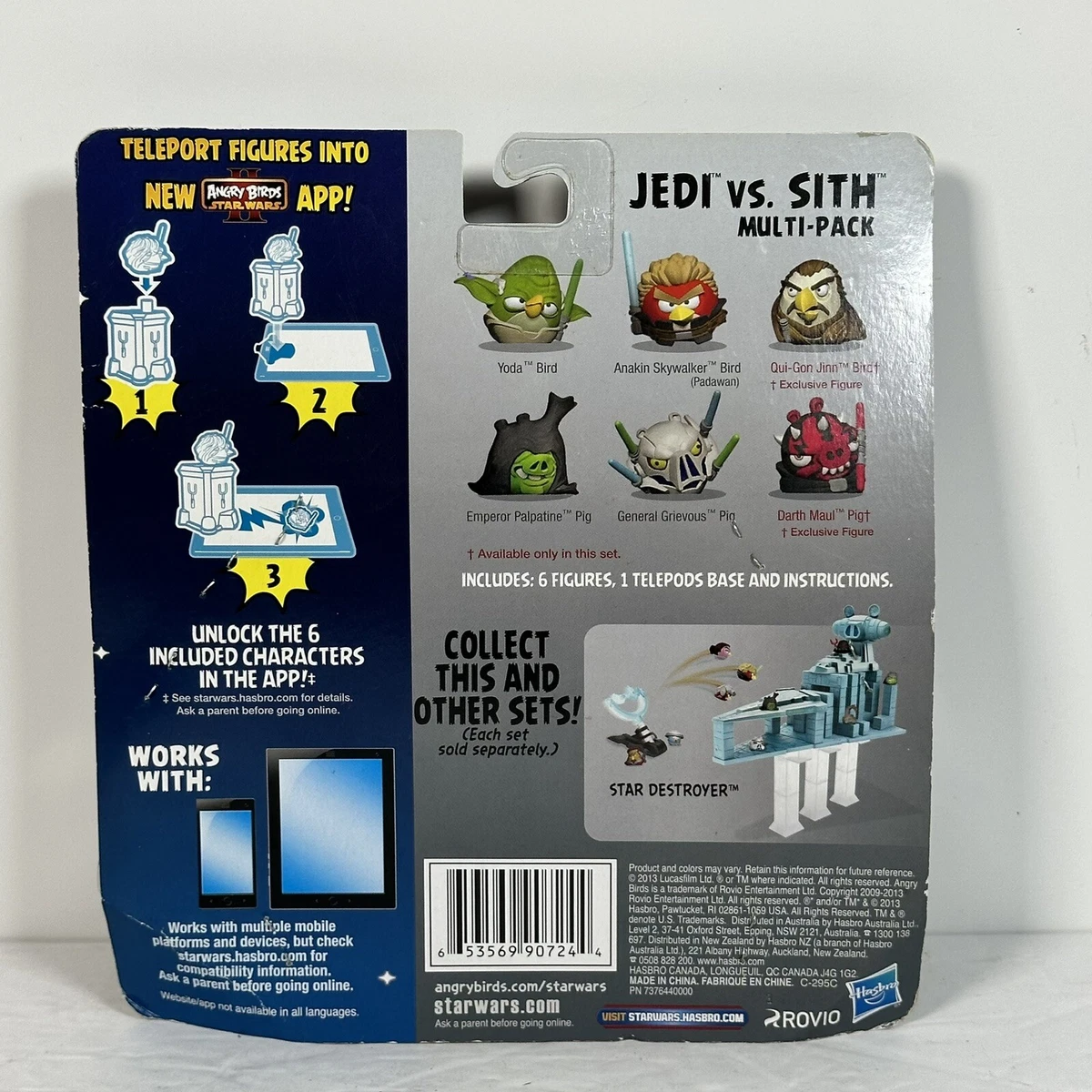 Angry Birds Star Wars 2 Telepods Jedi Vs Sith
