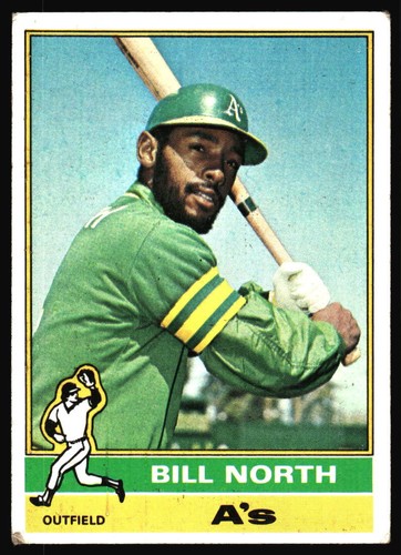 1976 Topps Bill North #33 Oakland Athletics | eBay