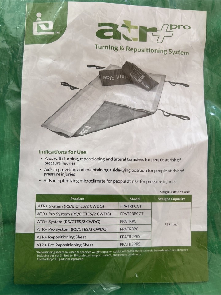 EHOB ATR+ Turning & Repositioning Sheet *A WONDER For Caregivers ...