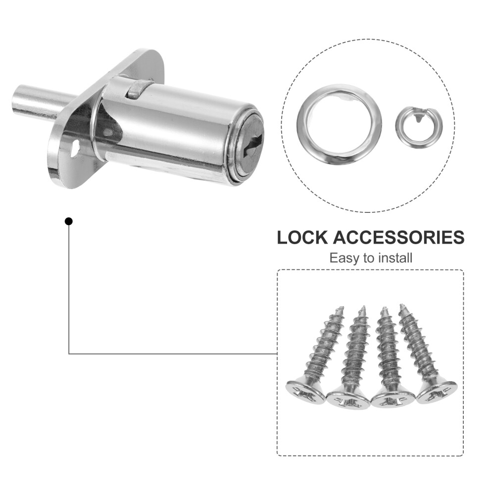 2pcs Cabinet Push Lock Cabinet Plunger Lock Furniture Door Locks | eBay
