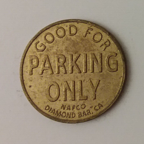 Diamond Bar California Parking Token 25mm | eBay