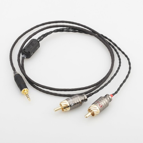 2.5mm Balanced to 2 RCA Male HIFI Audio Cable For Cayin N5 Iriver AK240 ...