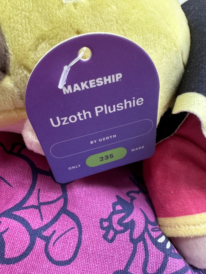 Uzoth Plushie By Roblox YouTuber Uzoth Makeship Only 1357 RARE! | eBay