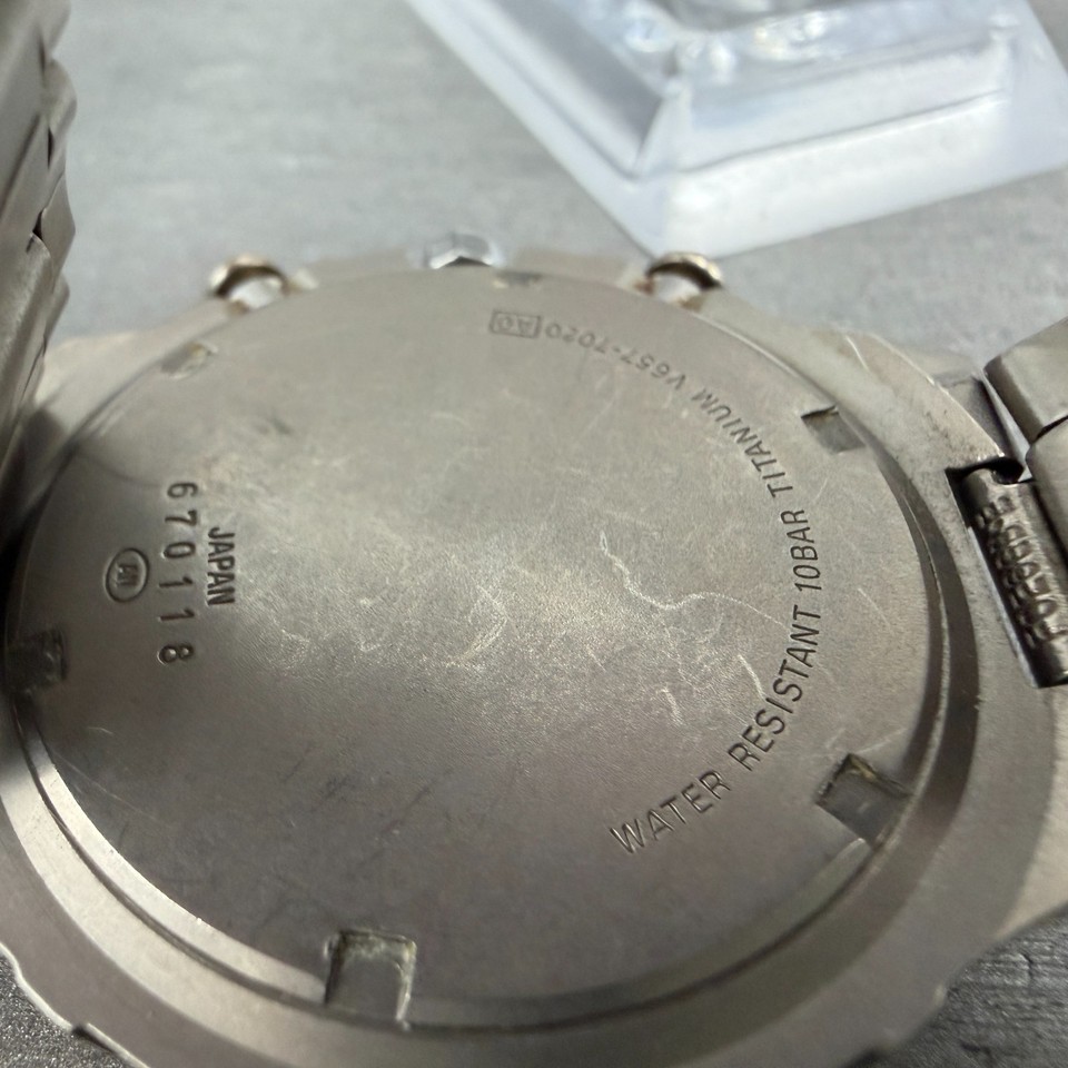 Seiko Alba Epsilon Chronograph Watch Men 41mm Black Dial Date New ...