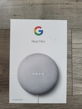 Google Nest Mini (2nd Generation) Smart Speaker - Chalk for sale online ...