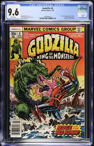 Godzilla #8 CGC 9.6 • Red Ronin • Marvel Comics 1978 | eBay