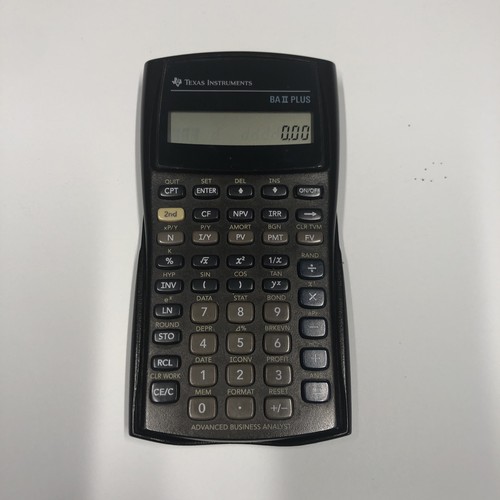 Texas Instruments BA II PLUS Advanced Business Analyst Calculator | eBay