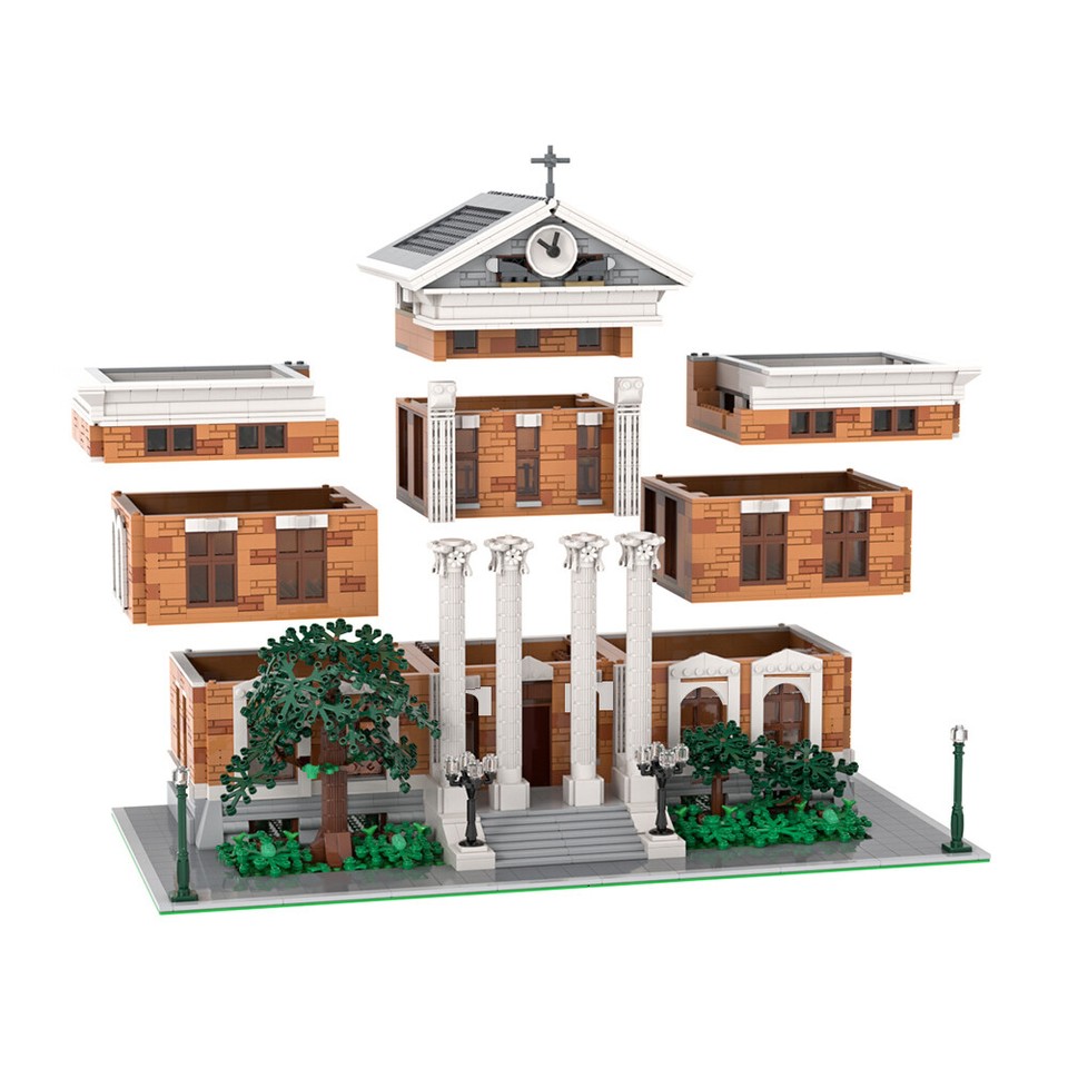 MOC: Modular Clock Tower Double Corner-style Toys Building Set 3103 ...