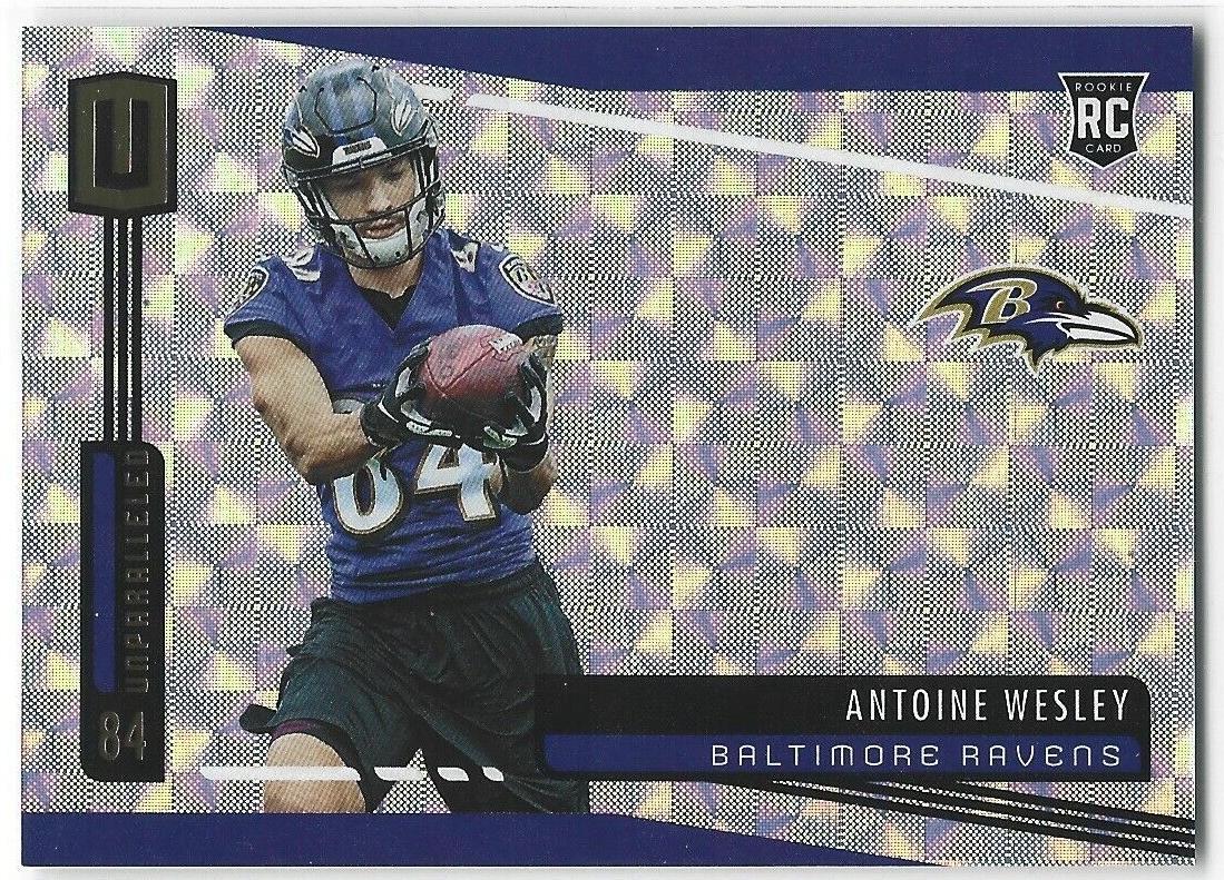 2019 Panini Unparalleled - Rookie Antoine Wesley #248 Hyper /25 (AU, RC ...