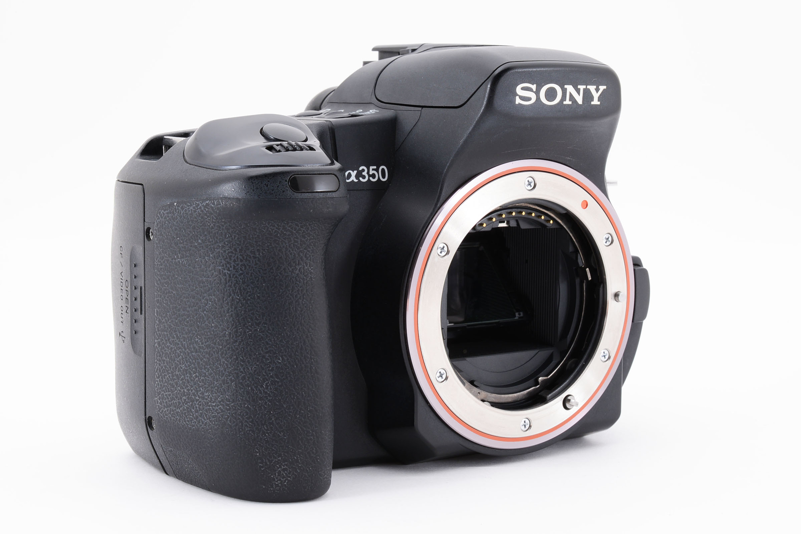 Sony+Alpha+a350+14.2MP+Digital+SLR+Camera+-+Black+%28Kit+w%2F+DT+18 ...