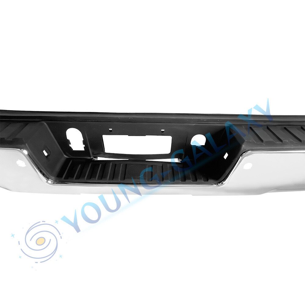 New Step Bumper Rear Face Bar Chrome for Chevy Silverado 1500 GM1102558 ...