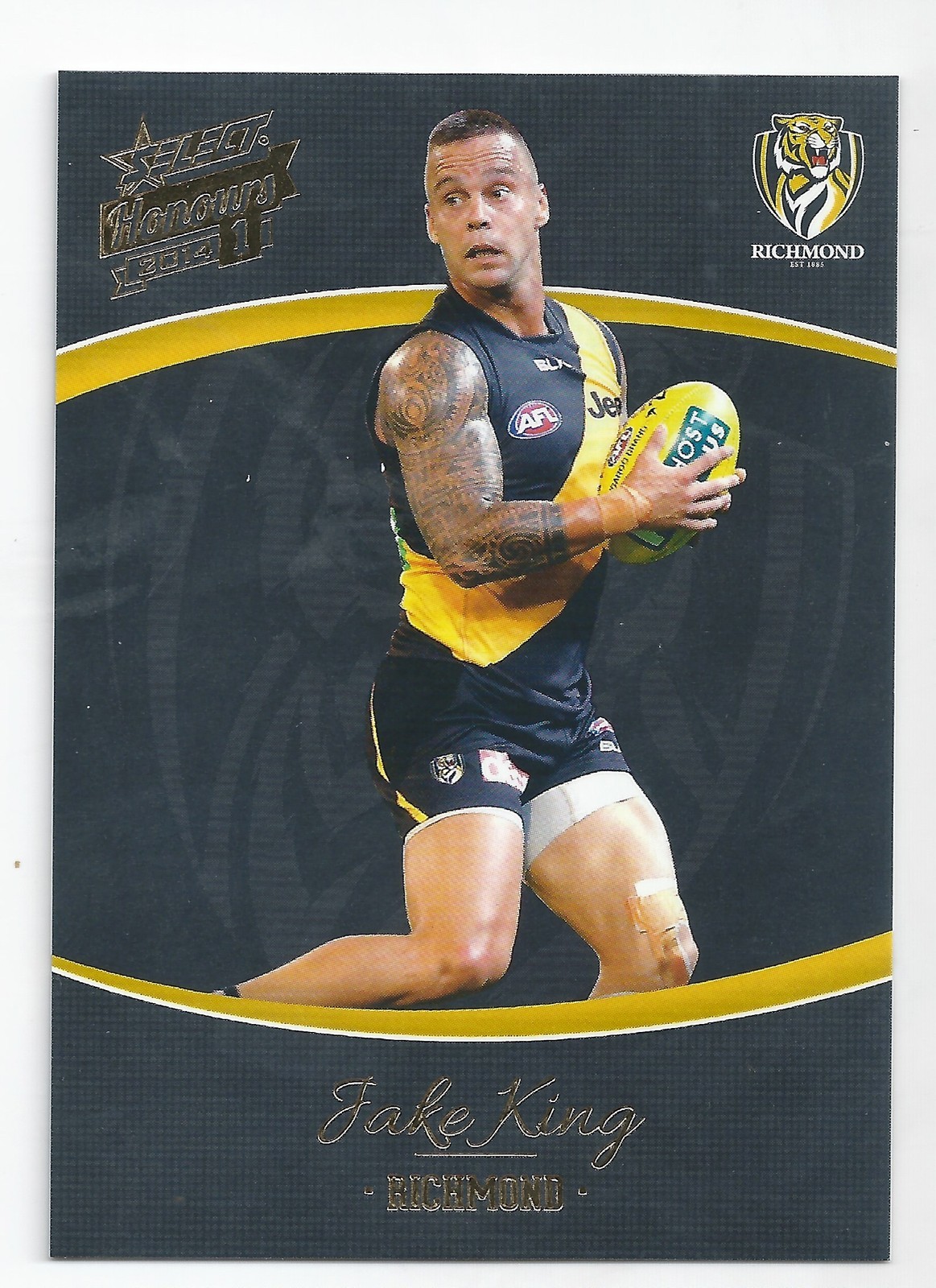 2014 Select Honours Base Card (166) Jake KING Richmond | eBay Australia