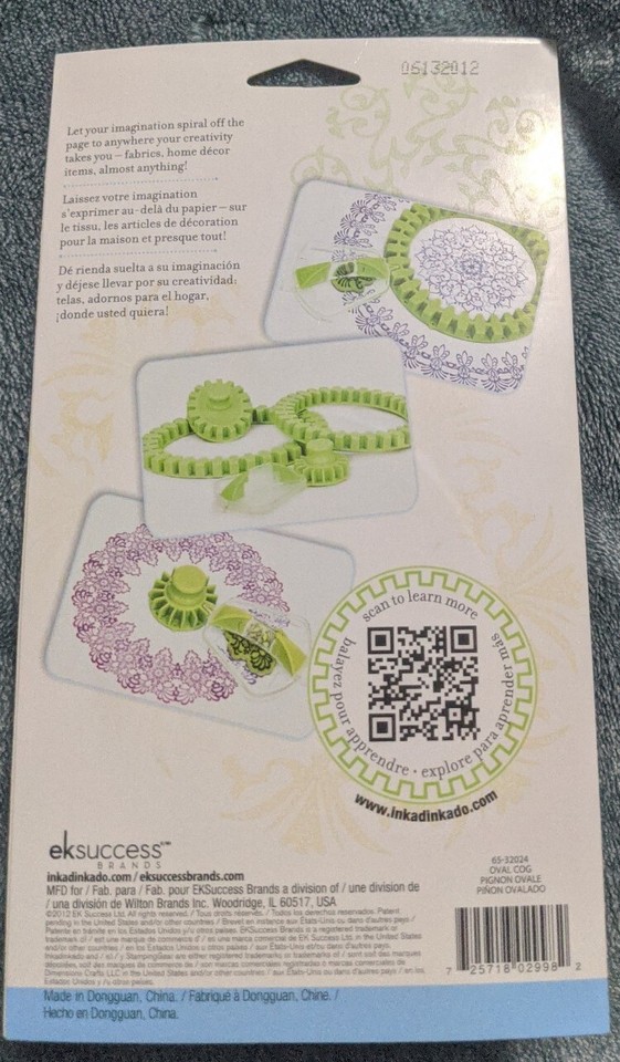 Inkadinkado Stamping Gear Oval Stamping Cog New | eBay