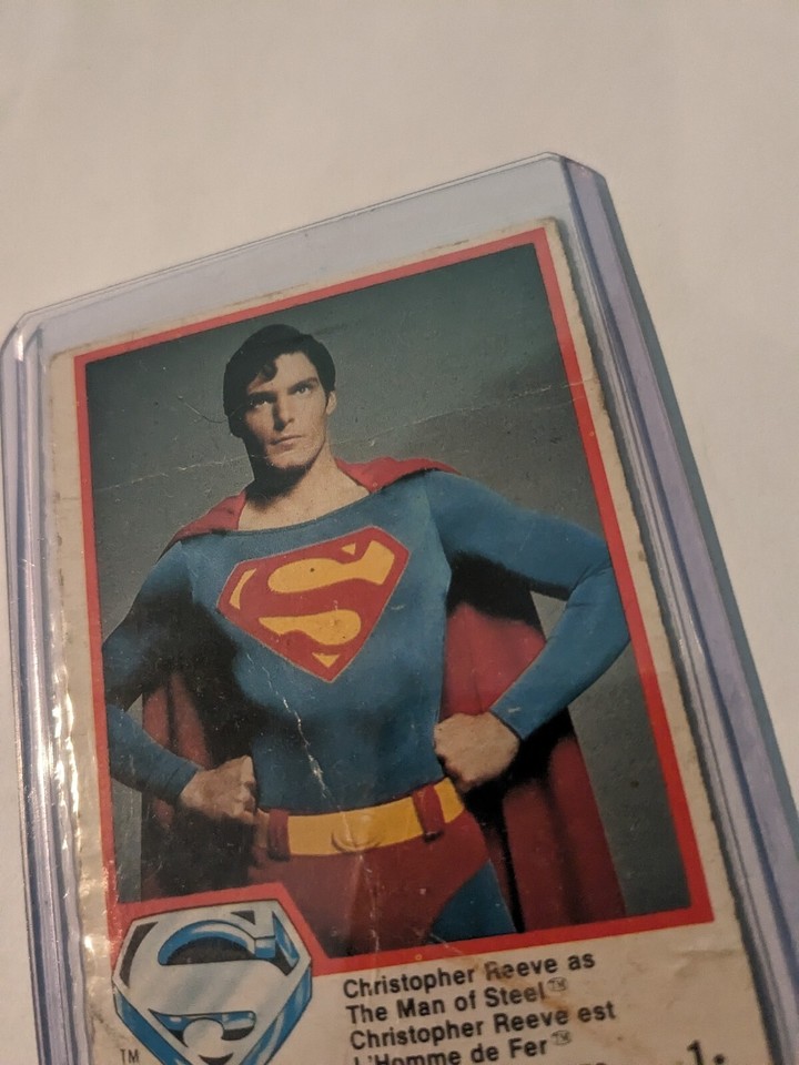 SUPERMAN THE MOVIE - 1978 Topps Trading Cards (#1 Card) Christopher ...