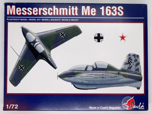 Pavla Messerschmitt Me 163S 1/72 Scale Model Kit 72020 German WWII Jet ...