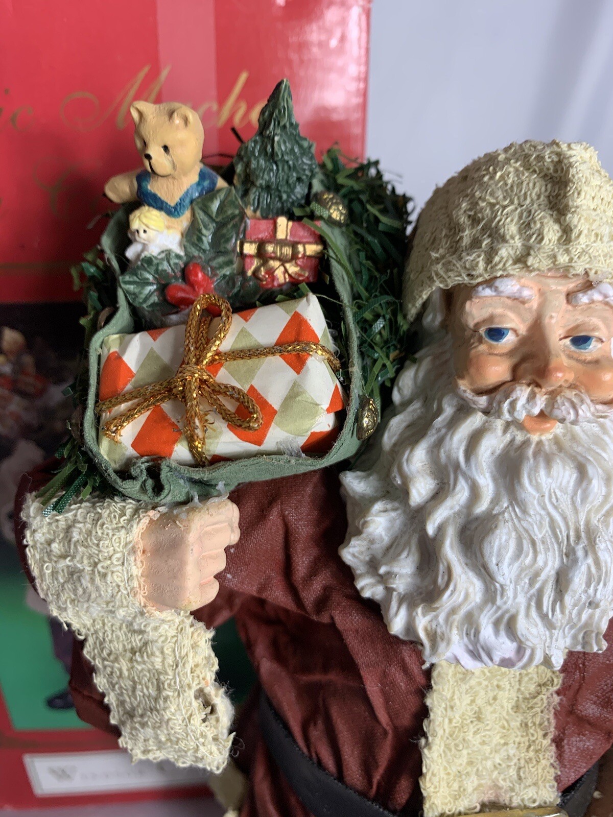 Windsor Collection Fabric Mache Santa Collectible Figure #24500 for ...