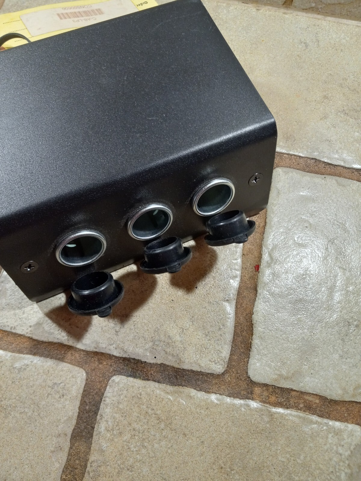 Havis Accessory Box 3 Lighter Plug Outlets Cutouts for Switch or USB C ...