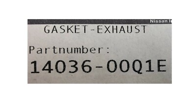 Genuine GASKET-EXHAUST 14036-00Q1E | eBay Australia