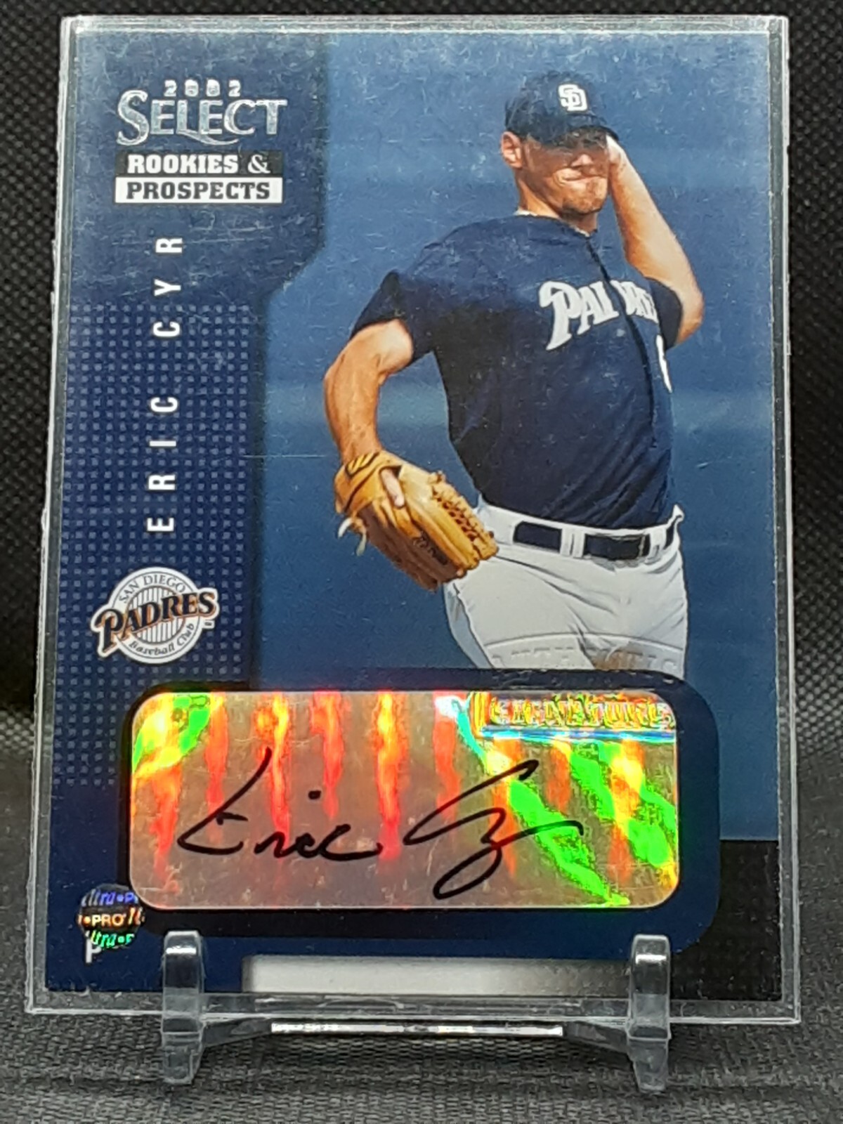 ERIC CYR 2002 SELECT ROOKIES & PROSPECTS AUTO PADRES | eBay