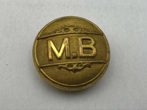 MB Uniform Coat Button Superior Quality Railroad? Livery? Military? Vtg ...