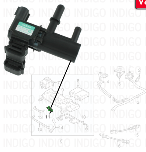 JAGUAR OEM XR849660 Vapor Canister Purge Solenoid S-TYPE (2003-2008) | eBay