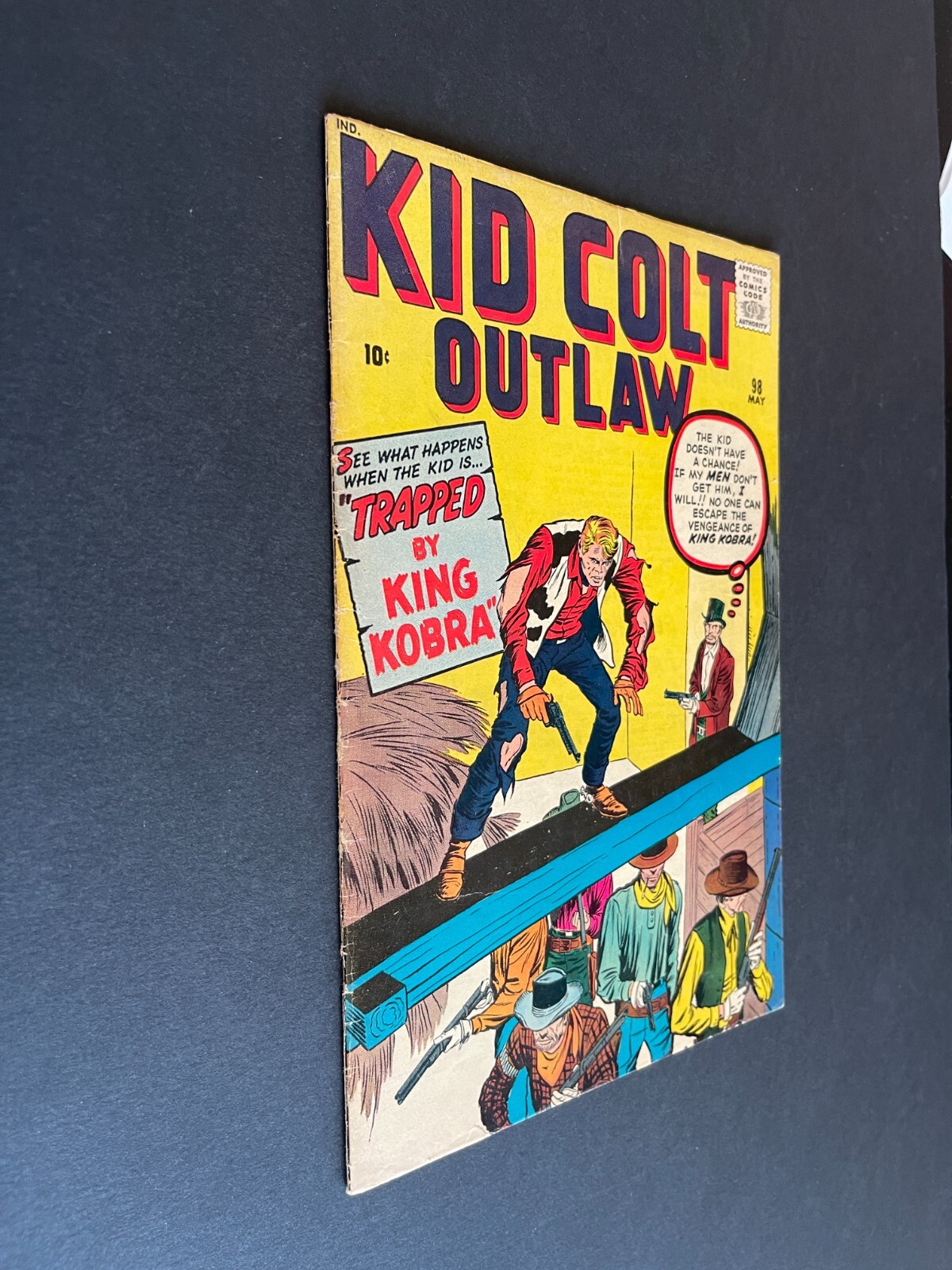 Kid Colt Outlaw #98 - Trapped by King Kobra! (Marvel, 1961) VF | eBay