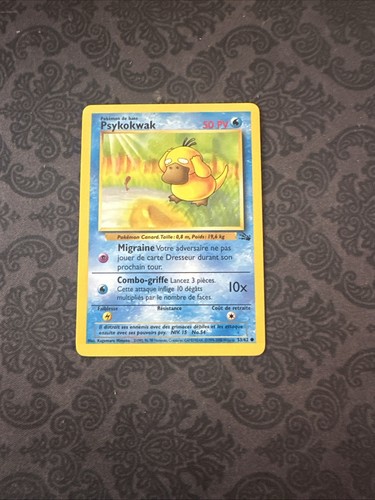 2000 Pokemon Fossil Set - Psykokwak 53/62 - French Psyduck | eBay