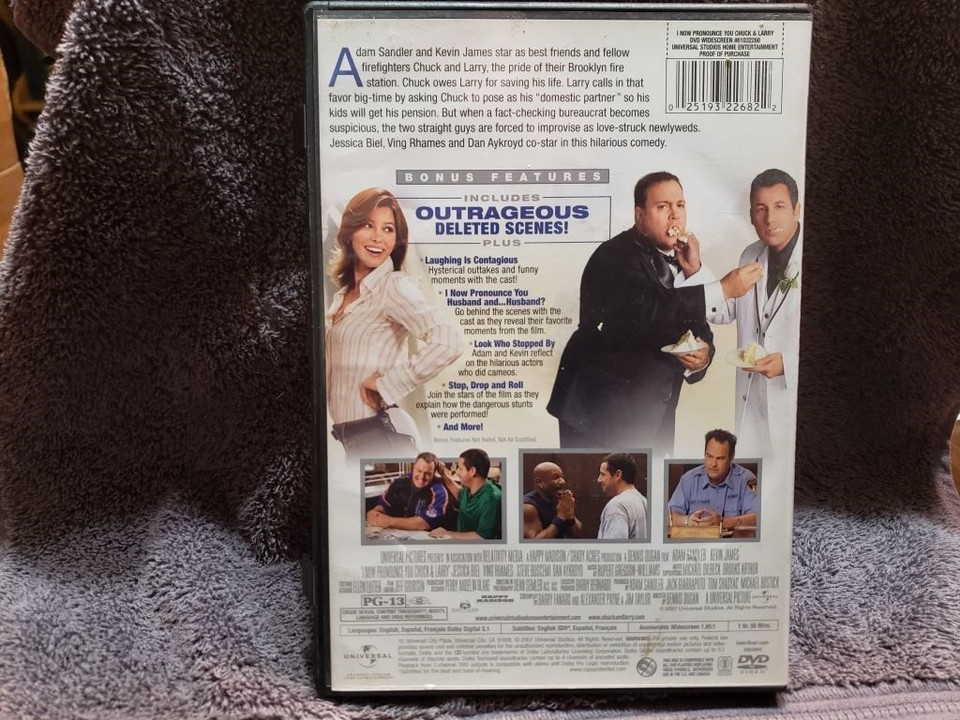 (3FREE) USED DVD I Now Pronounce You Chuck & Larry (2007)(k ...
