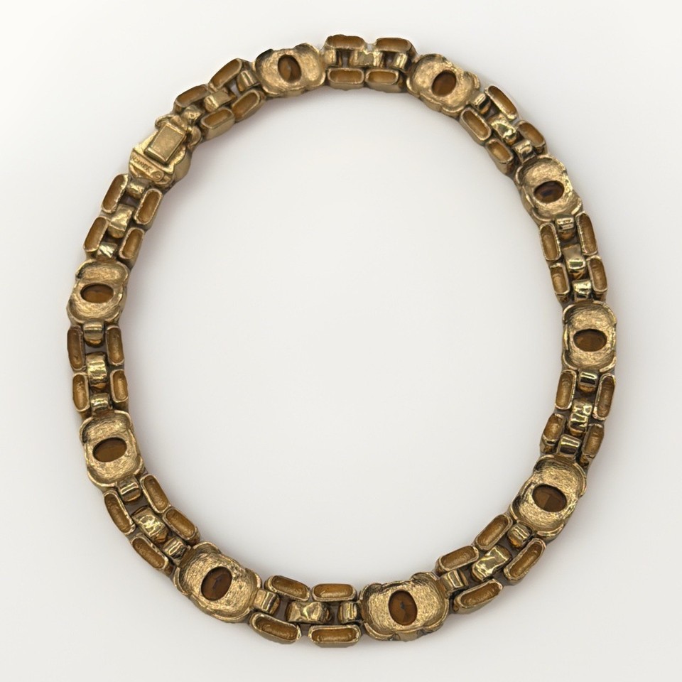 Rare Vintage Signed Ciner Multi‑Color Rhinestone Necklace | Stunning ...