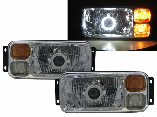 TRUCK-NG NG90 Truck Guide LED Halo Projector Headlight CH for Mercedes ...