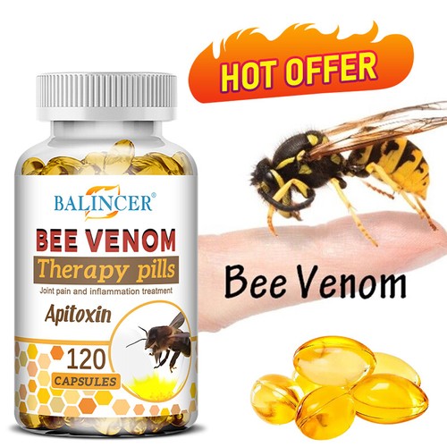 BEE VENOM Therapy pills Joint pain and inflammatio treatment Apitoxin ...