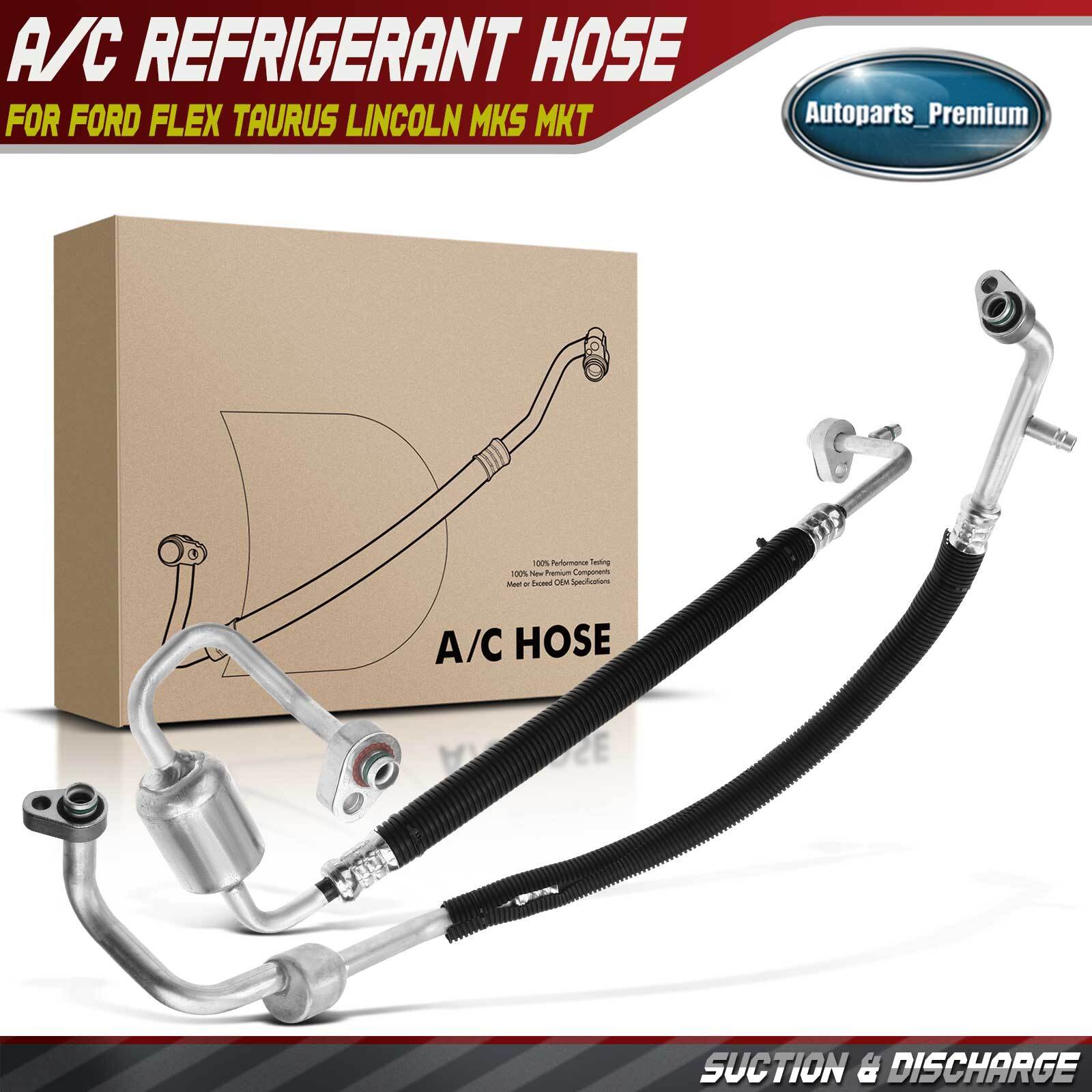 A/C Suction & Discharge Line Hose Assembly for Ford Flex Taurus Lincoln ...