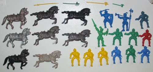 Lido 1950s-1960s Knights and Horses with Accessories | eBay