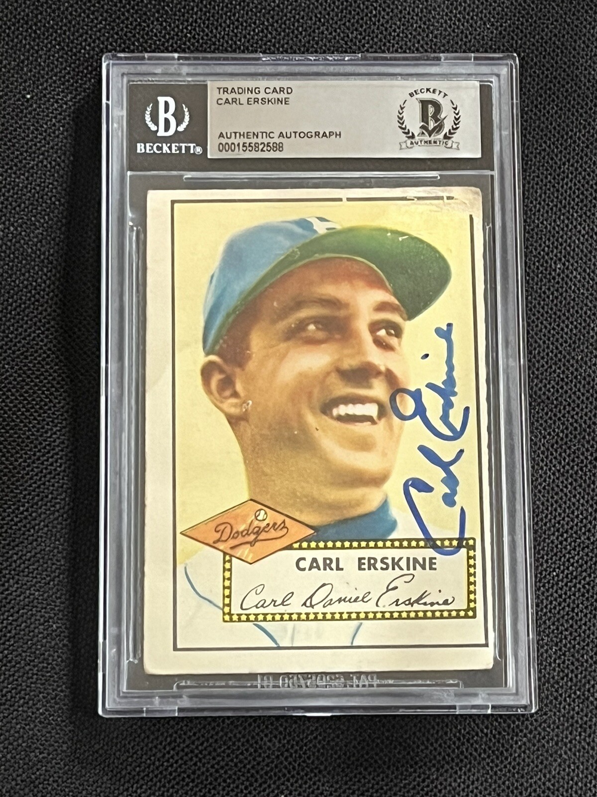 Carl Erskine Autographed Memorabilia | Signed Photo, Jersey ...