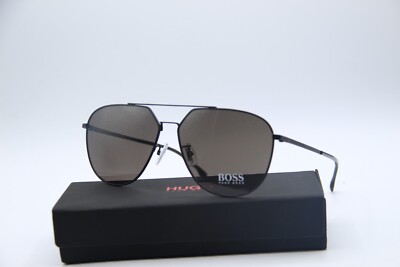 NEW HUGO BOSS 1170/F/S 003IR BLACK GUNMETAL AUTHENTIC FRAMES SUNGLASSES ...