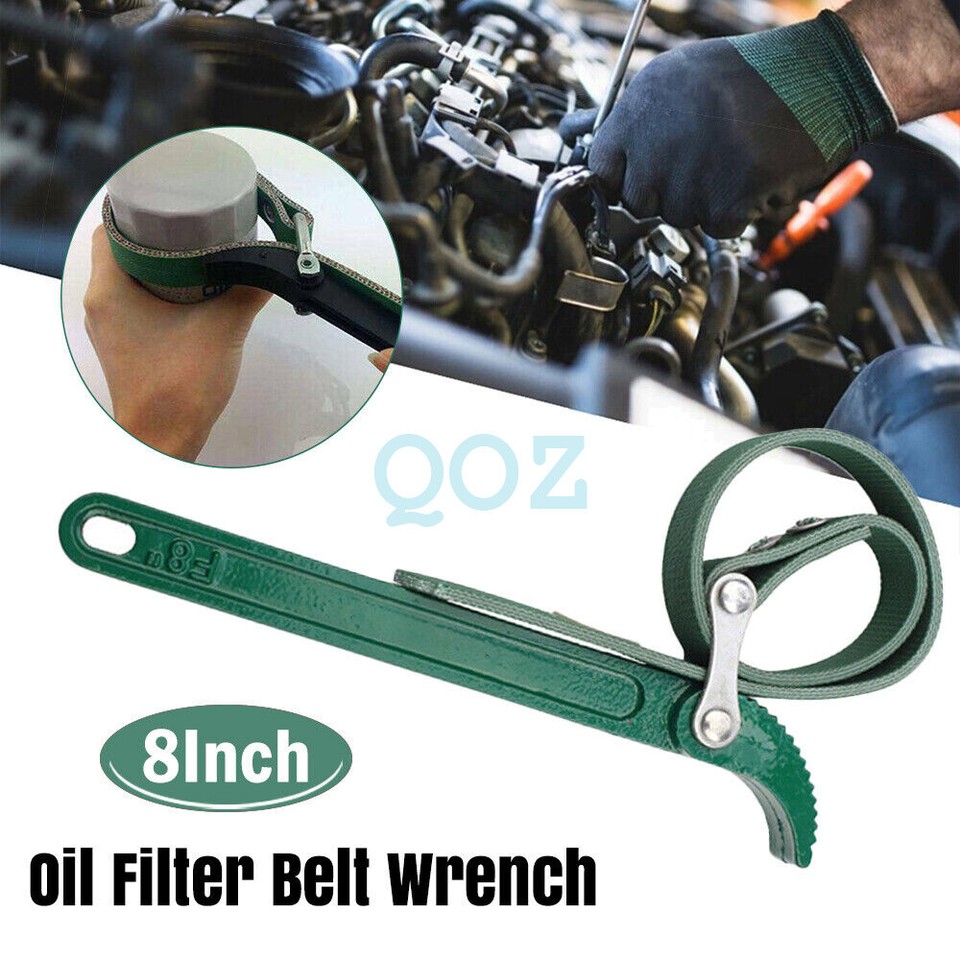 Oil Filter Belt Wrench Puller Strap Spanner Filter Cartridge Removal ...