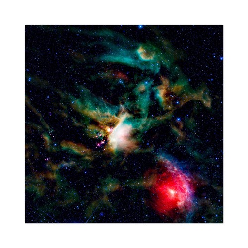 Rho Ophiuchi Cloud Complex, NASA Space Art, Lustre Canvas Print, 20" x ...
