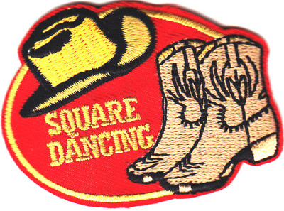SQUARE DANCING Iron On Patch Western Dancing | eBay
