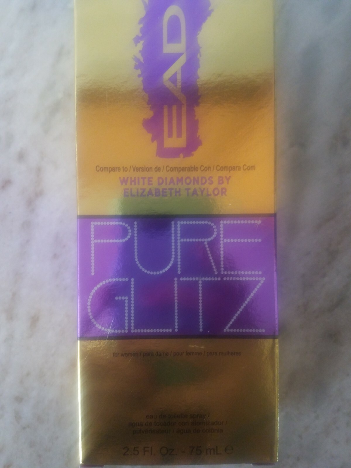 EAD Pure Glitz Perfume Spray for Women 2.5 oz 75ml Eau De Toilette New ...