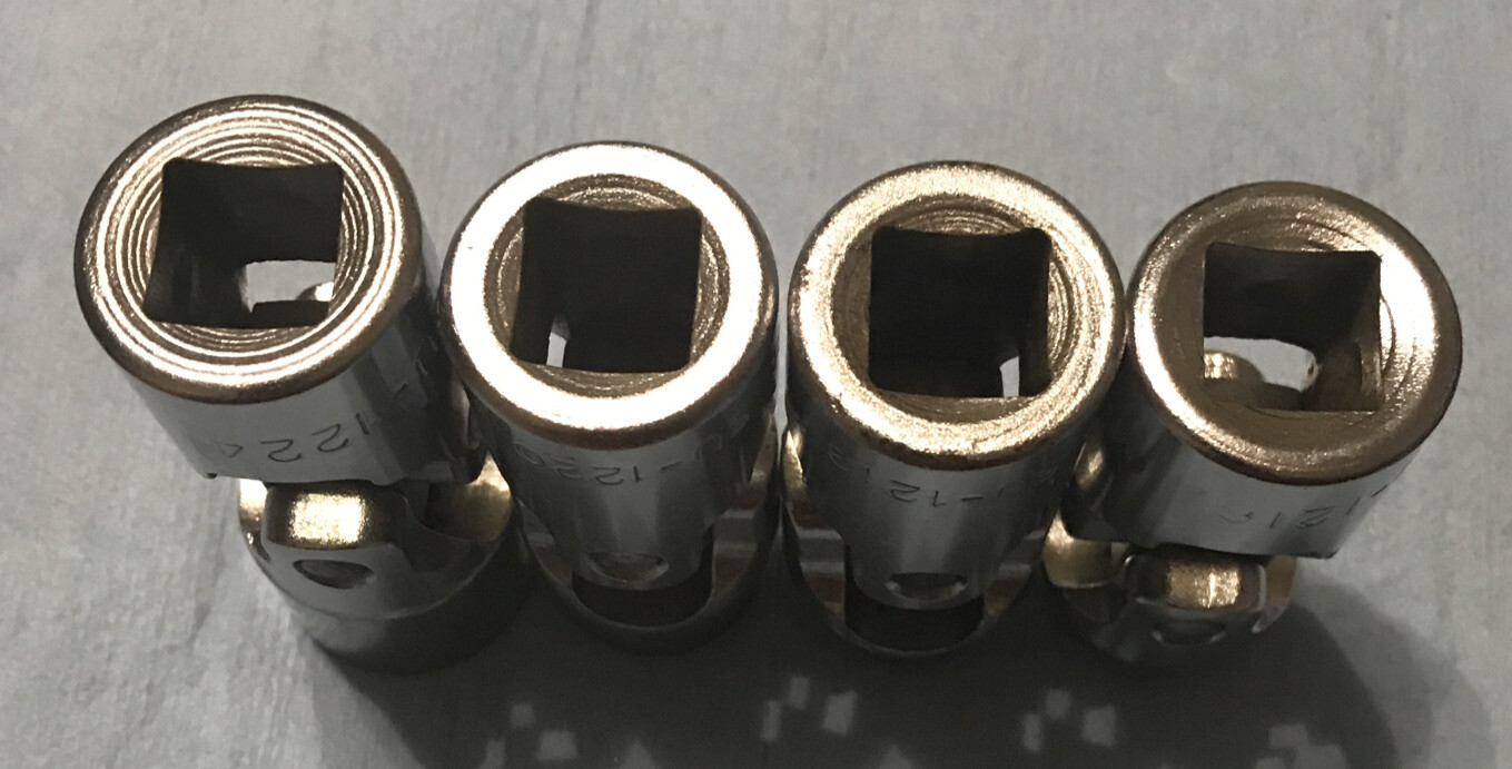 VTG Williams 4pc 1/2 Dr Swivel Flex Sockets 1/2 9/16 5/8 3/4 USA A ...