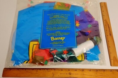 NEW Barney Kite with handle & 300 feet of kite string Avon 1994 sealed ...